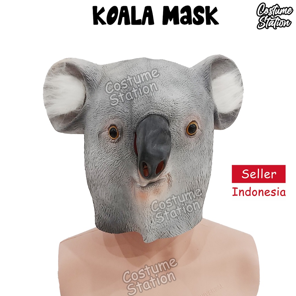 Jual Topeng Koala / Mask Latex Hewan Binatang Animal Halloween | Shopee ...