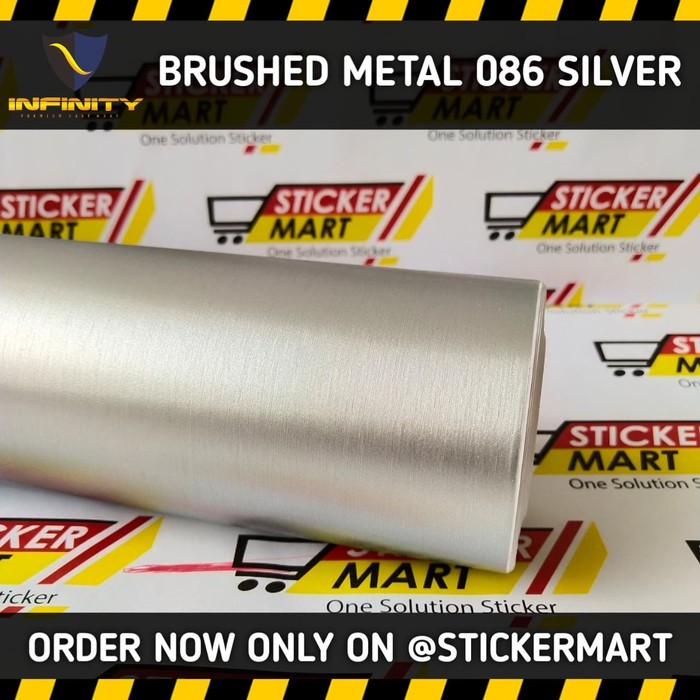 Jual Sticker dekorasi Brushed Metal (stiker texture serat besi ...