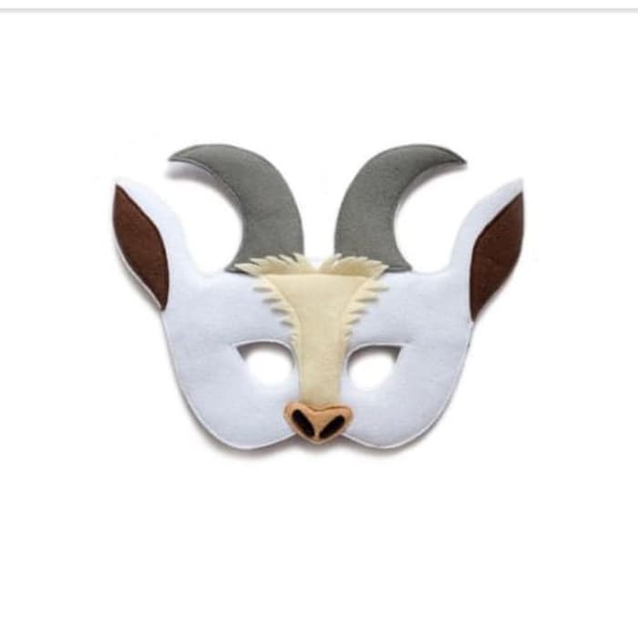 Jual Topeng Hewan Ternak Kambing Goat Felt Mask Kostum Pentas Pesta ...