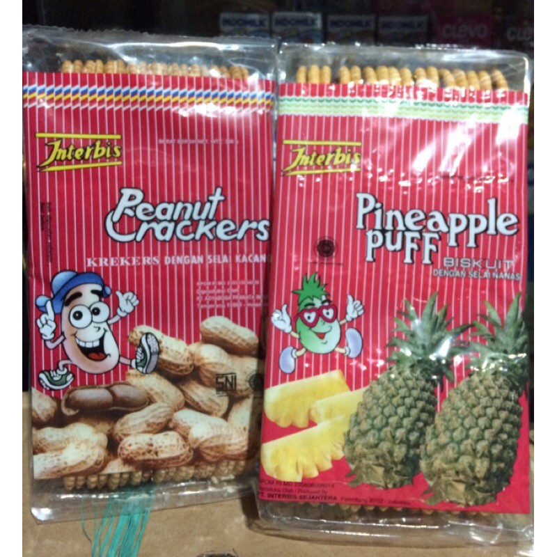 Jual INTERBIS / KUE KERING KACANG DAN NANAS | Shopee Indonesia