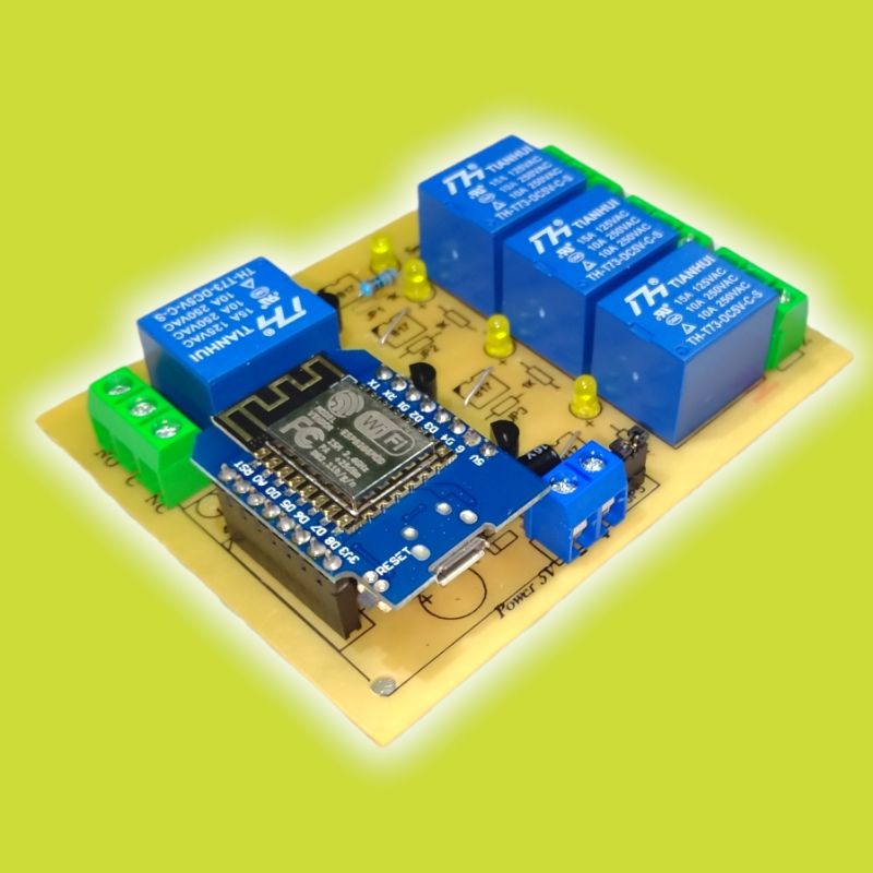 Jual Saklar android 4chanels/saklar wireless /relay wireless smarthome ...