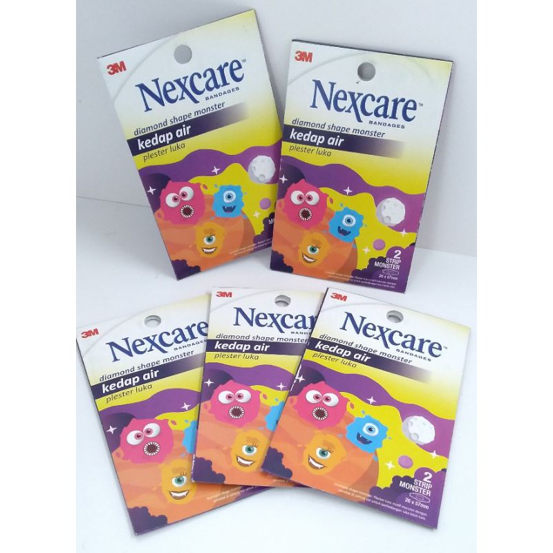 Jual 3M NEXCARE BANDAGES DIAMOND SHAPE MONSTER PLESTER LUKA KEDAP AIR ...