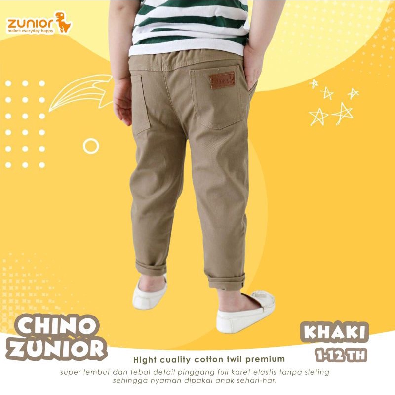 Jual Celana Anak Chino Panjang Laki-Laki dan Perempuan Zunior Premium 7 Warna 1-12 Tahun ...
