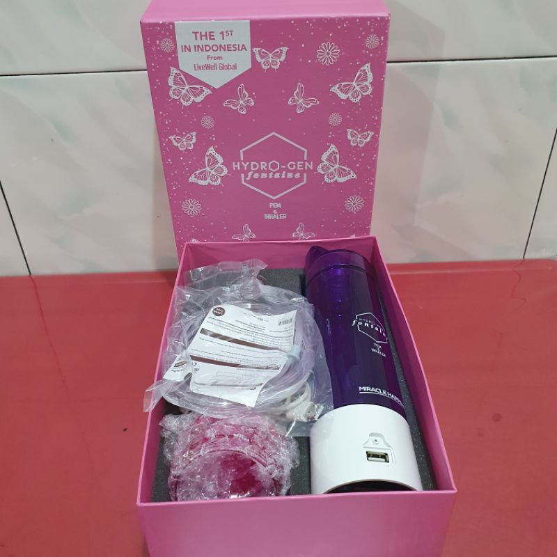 Jual Preloved Hydrogen Fontaine Pem Inhaler Ungu | Shopee Indonesia