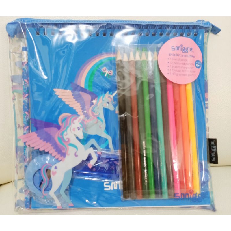 Jual smiggle coloring set - set alat gambar smiggle / pensil warna ...