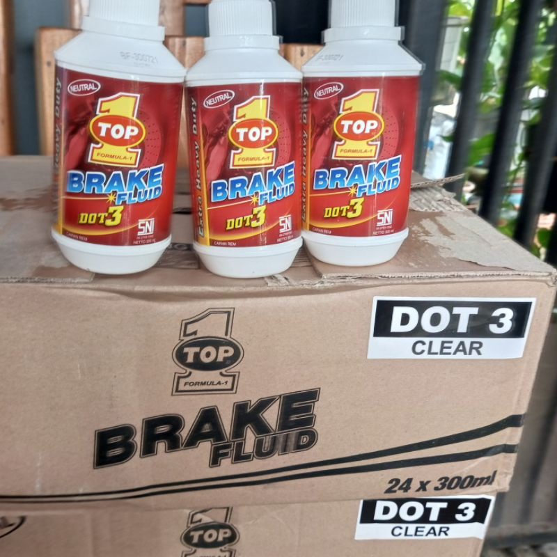 Jual Minyak Rem Mobil Top 1 Original 300ml Warna Merah Dan Bening ...