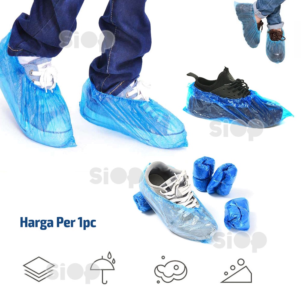 Jual Sarung Plastik Sepatu Disposable Sekali Pakai – Shoes Cover ...