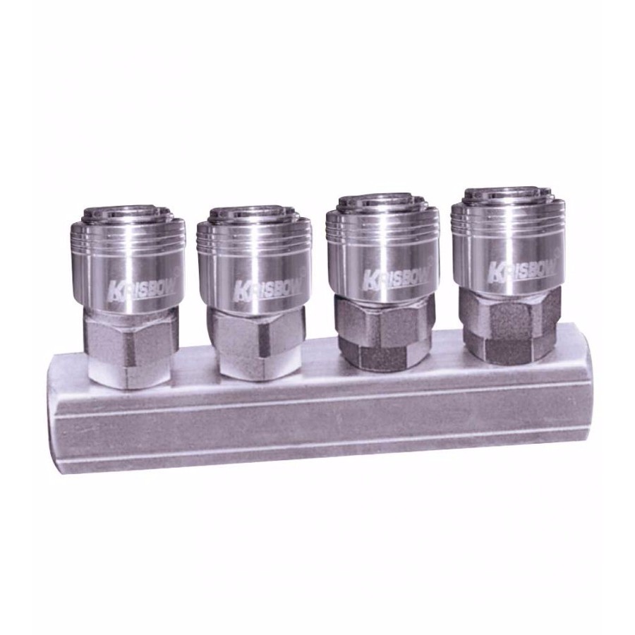 Jual MULTIPASS QUICK COUPLER F1/4" 4 COUPLERS IN LINE KRISBOW KW0800661 ...