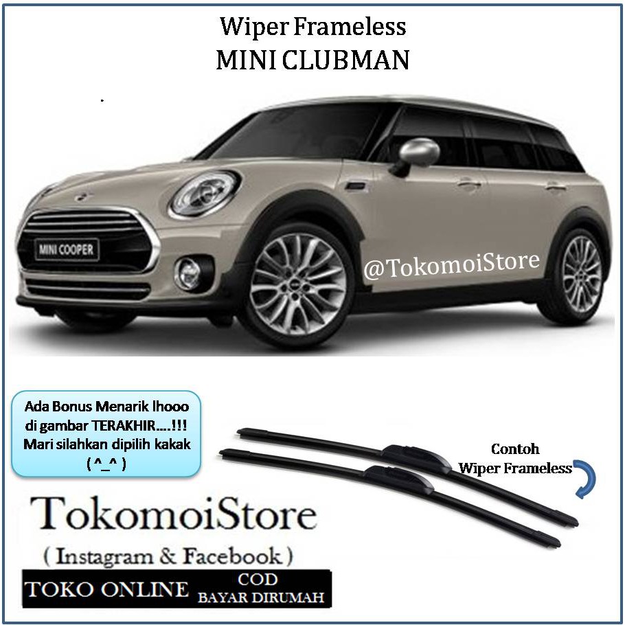 Jual Soft Wiper MINI COOPER CLUBMAN | Shopee Indonesia