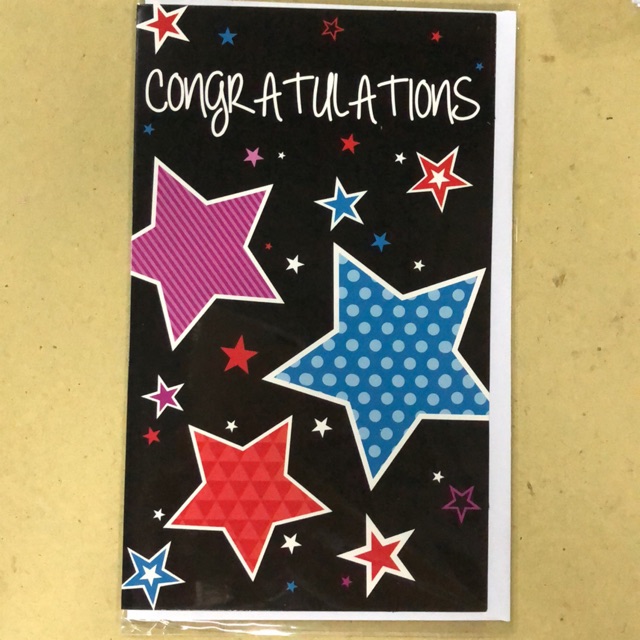 Jual Congratulation card (star) | Shopee Indonesia