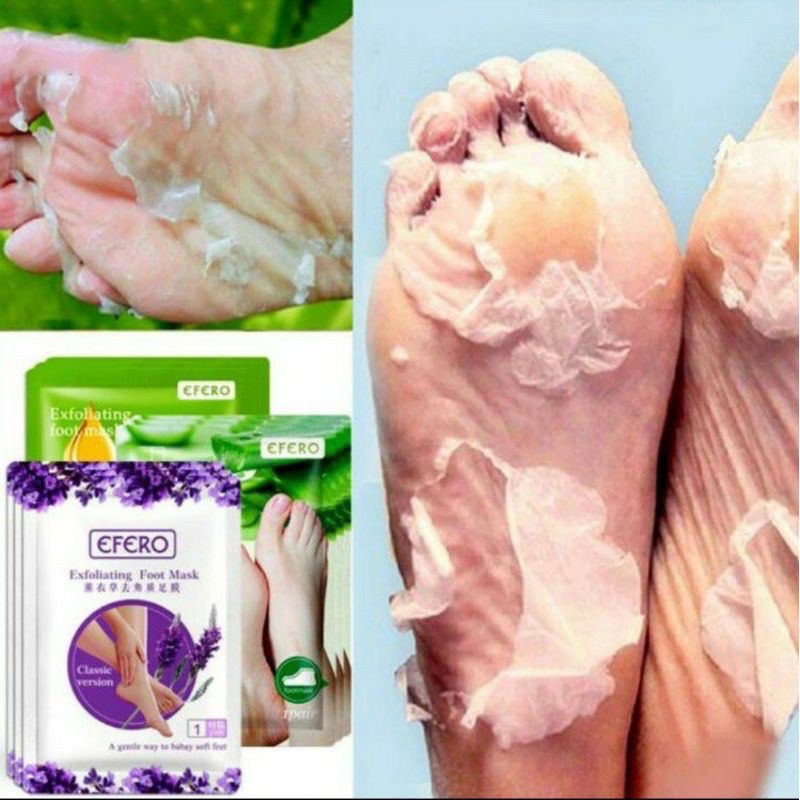 Jual 1 pasang Efero foot mask masker kaki foot peeling foot exfloating ...