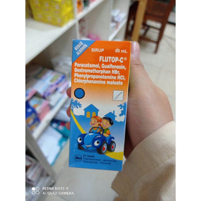 Jual flutop c sirup obat demam batuk pilek anak | Shopee Indonesia