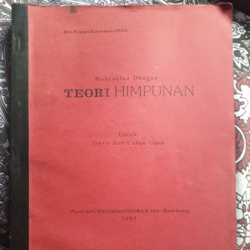 Jual Buku Teori Himpunan Drs.Erman Suherman, M.Pd. | Shopee Indonesia