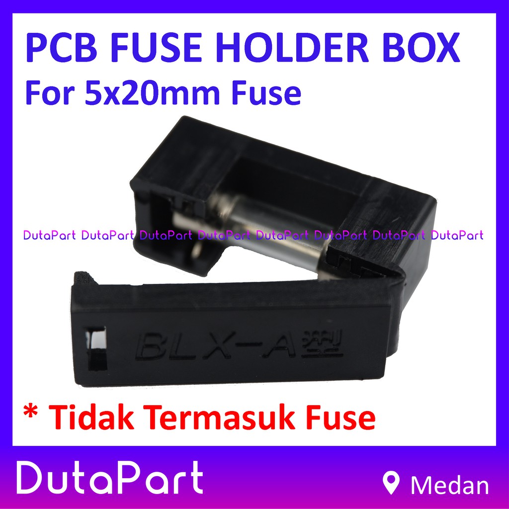 Jual PCB Mounting Fuse Holder Box Kotak Rumah Sekring Sekering 5x20mm ...