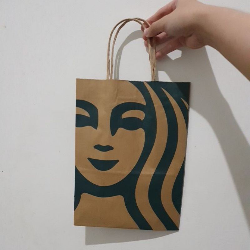 Jual Tote Bag / Paper Bag Branded Original Payless , Paperbag Starbucks ...
