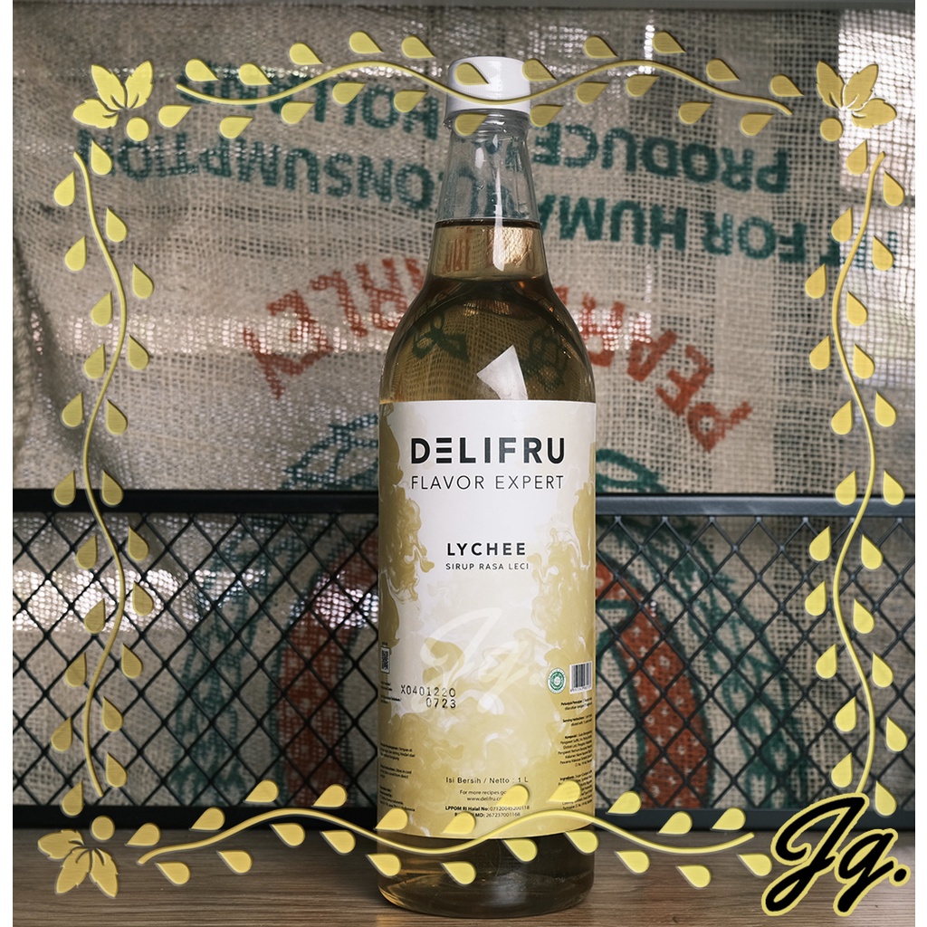 Jual Delifru Syrup Lychee 1 Liter - Rasa Leci 1 Liter best seller ...