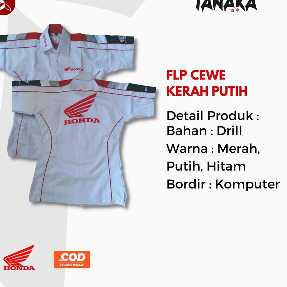 Jual Harga Spesial.. Seragam Honda Frontline People (FLP) Cewek Kerah ...
