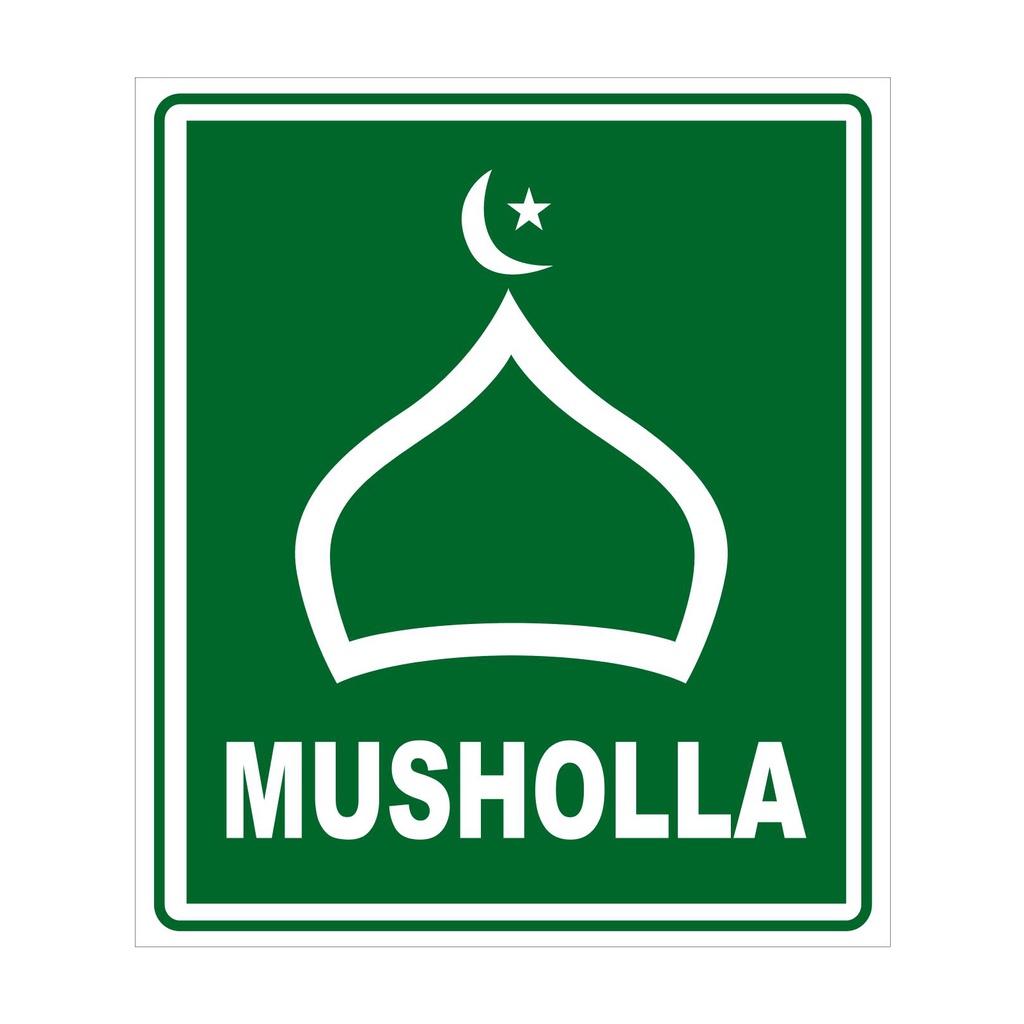 Jual Stiker sign 10X11,5'CM. CCTV/AWAS KACA/FREE WIFI/MUSHOLA rambu K3 ...