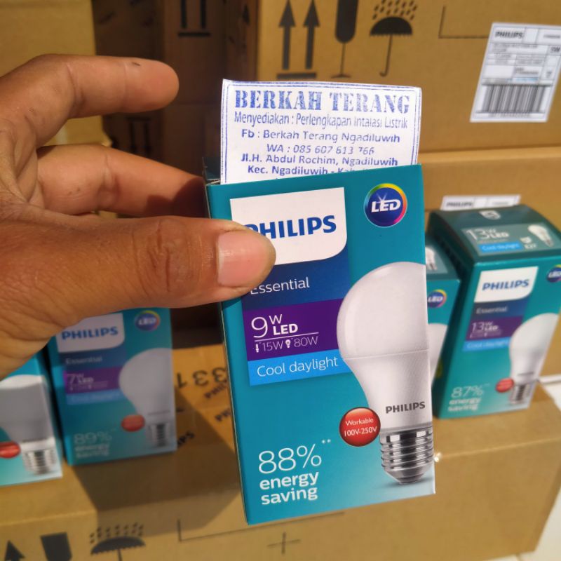 Jual Philips LED Essential 5 7 11 13 Watt W Putih Lampu Ess Bulb 3w 5w 7w 11w 13w | Shopee Indonesia