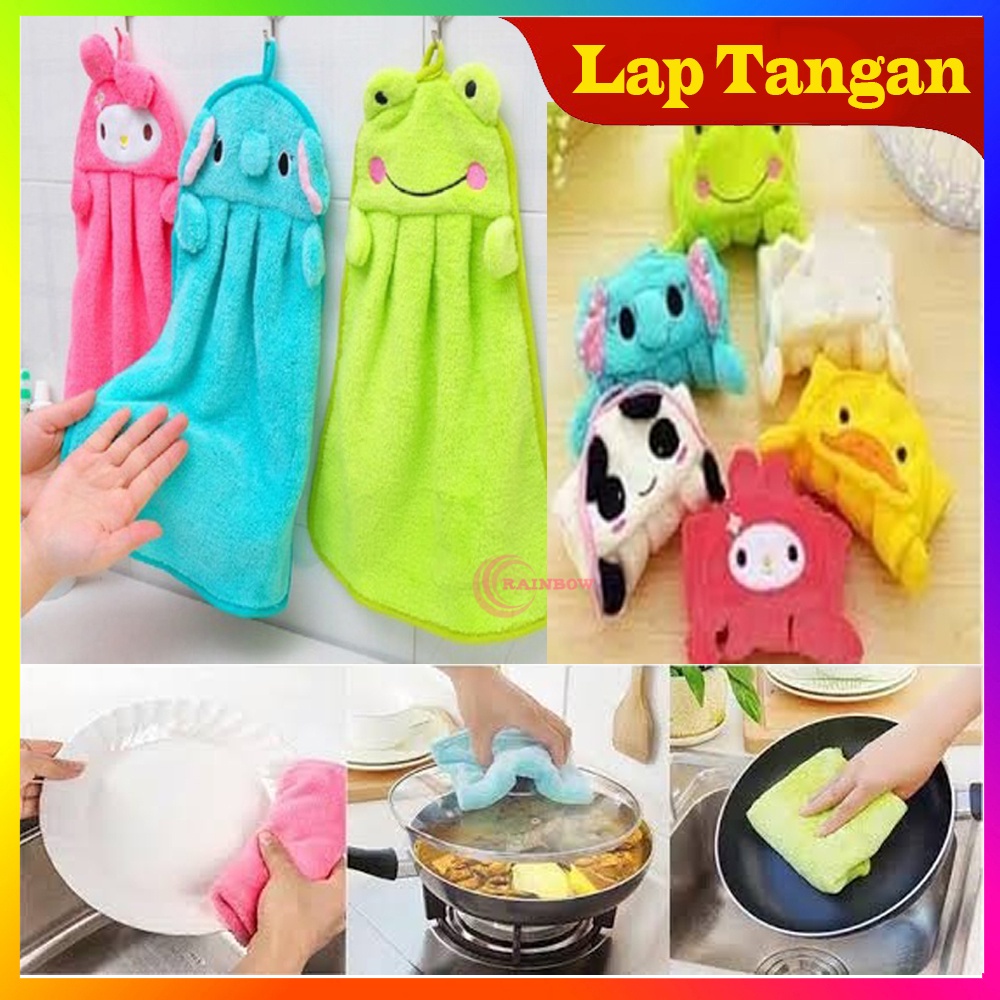 Jual Lap Tangan Cuci Piring Bisa Digantung Motif Karakter Lap Tangan ...