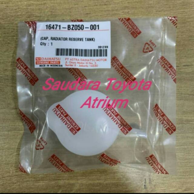 Jual Tutup tabung tangki cadangan air radiator agya ayla original ...