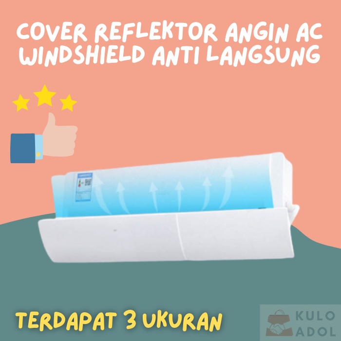 Jual Cover Penahan Penghalang Hembusan Angin AC Air Windshield ...
