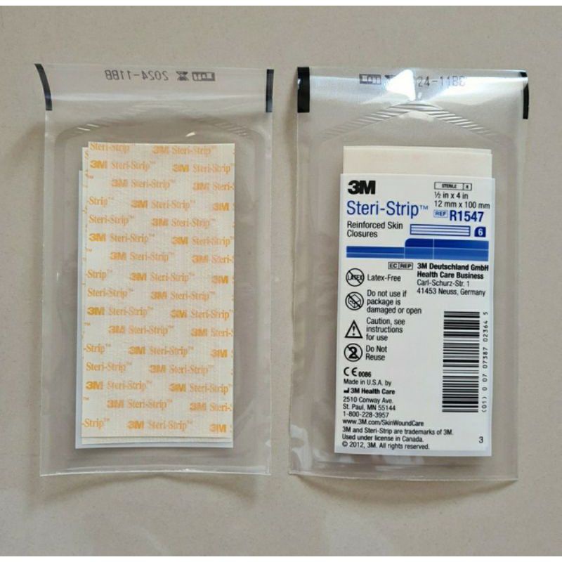 Jual Steri Strip Steri 3M Plester Luka Tanpa Jahitan Steri Strip 3M ...