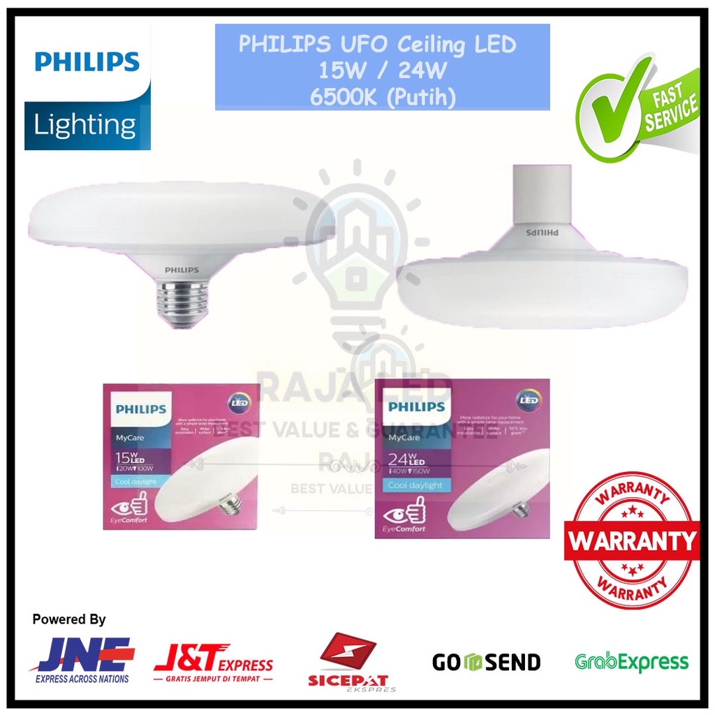 Jual Lampu LED PHILIPS UFO Ceiling 15Watt / 24Watt / 15 Watt / 24Watt ...