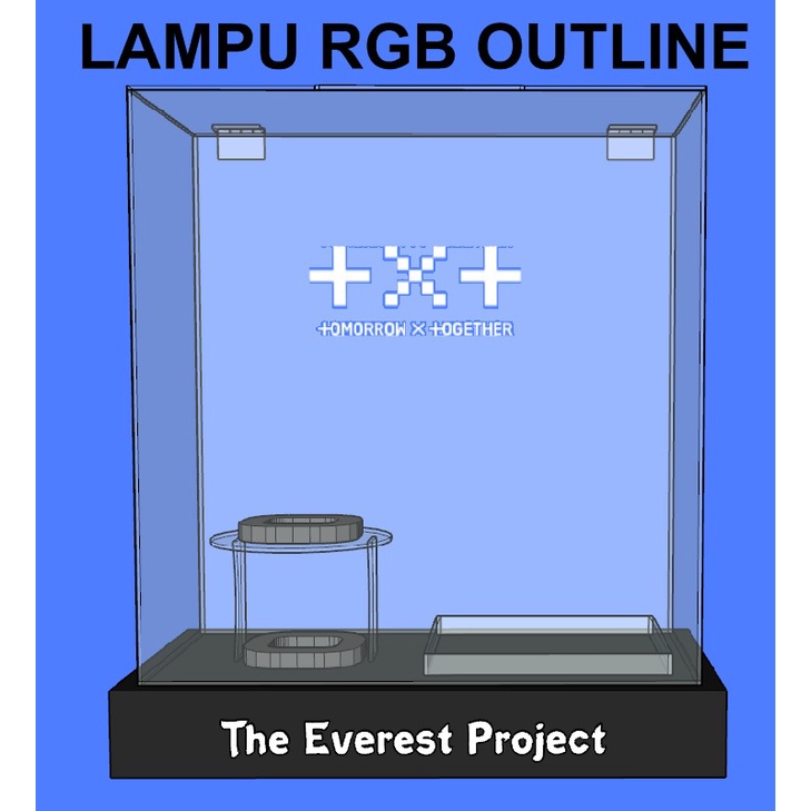 Jual Box Lightstick TXT Dengan Lampu / Lightstick TXT / Box Lightstick ...