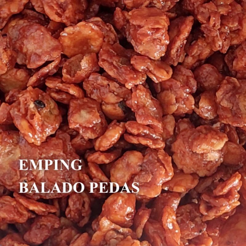 Jual Emping Pedas Manis 250 Gram Emping Balado Pedas Melinjo | Shopee ...