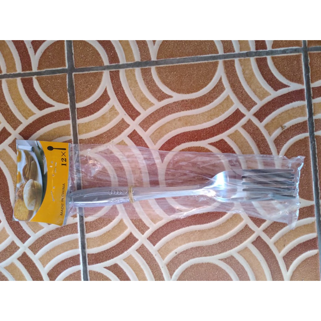 Jual Garpu Makan / Garpu Stainless Isi 12 Pcs | Shopee Indonesia