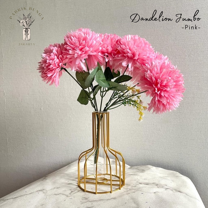 Jual COD (6 Tangkai) Bunga Dandelion Jumbo 11cm Import Plastik / Bunga ...