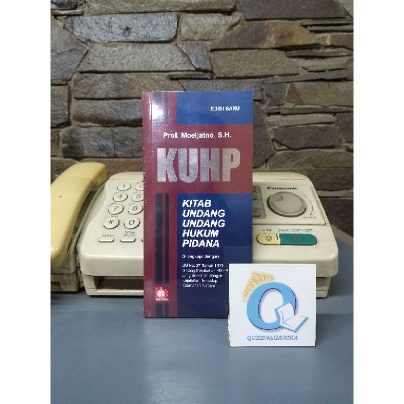 Jual KUHP KITAB UNDANG-UNDANG HUKUM PIDANA moeljatno EDISI BARU | Shopee Indonesia