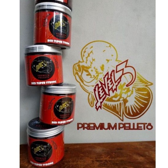 Jual Pelet Ikan Louhan LEVEL3 RED SUPER STRONG Warna Merah Jenong Lohan ...