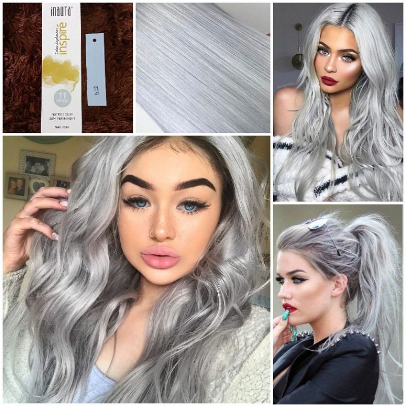 Jual Inaura Color Explosion Inspire 11 Last Grey 100ml Cat Rambut Warna ...