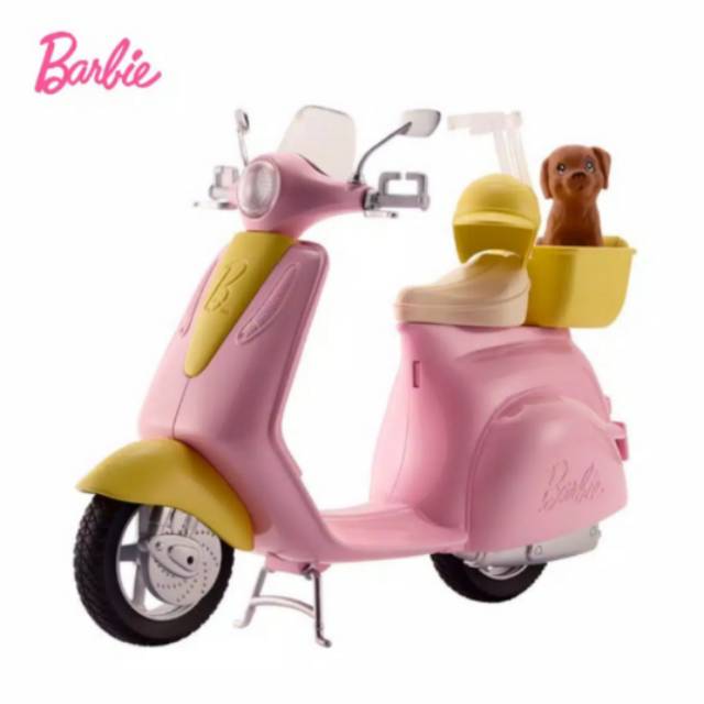Jual Motor Barbie / Barbie Motorcycle Pink Vespa 100% ORiGinal | Shopee ...