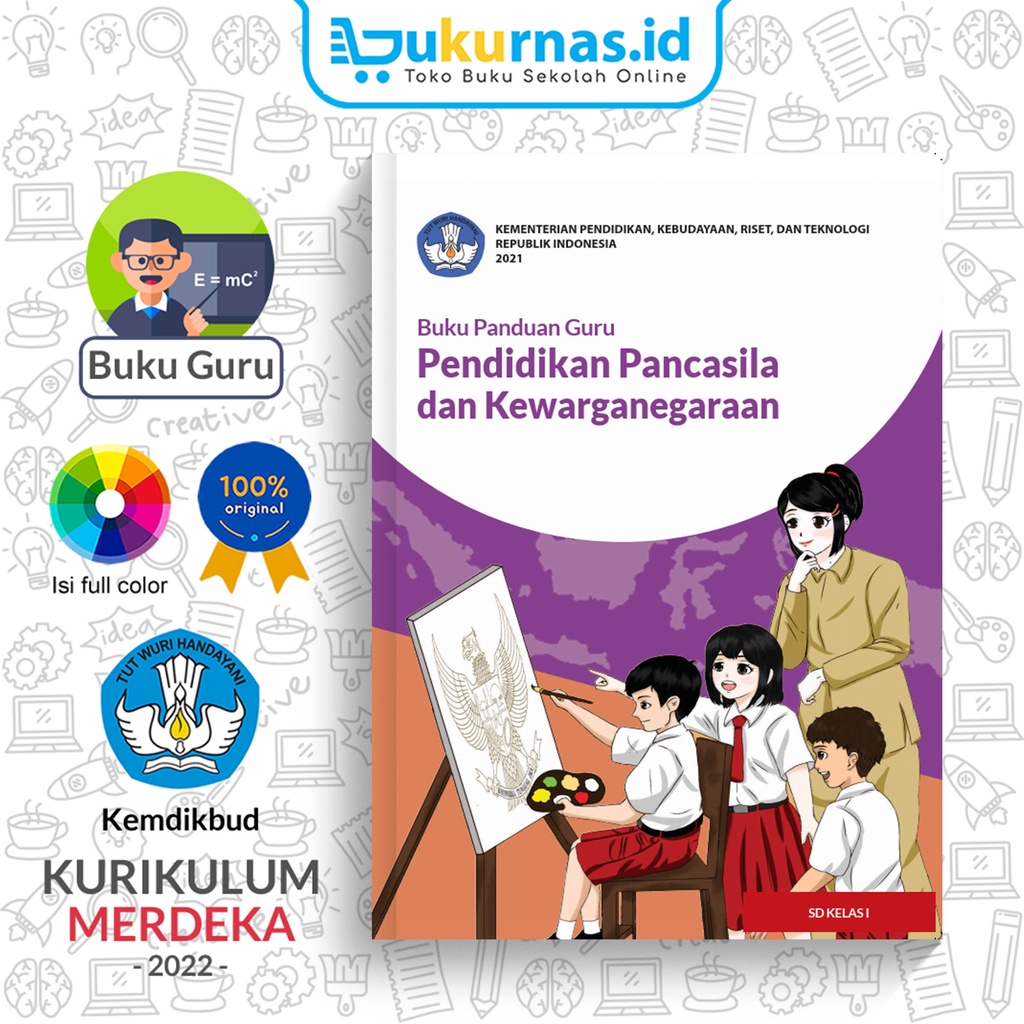 Jual Buku Panduan Guru PPKn SD/MI Kelas 1 K-Merdeka | Shopee Indonesia