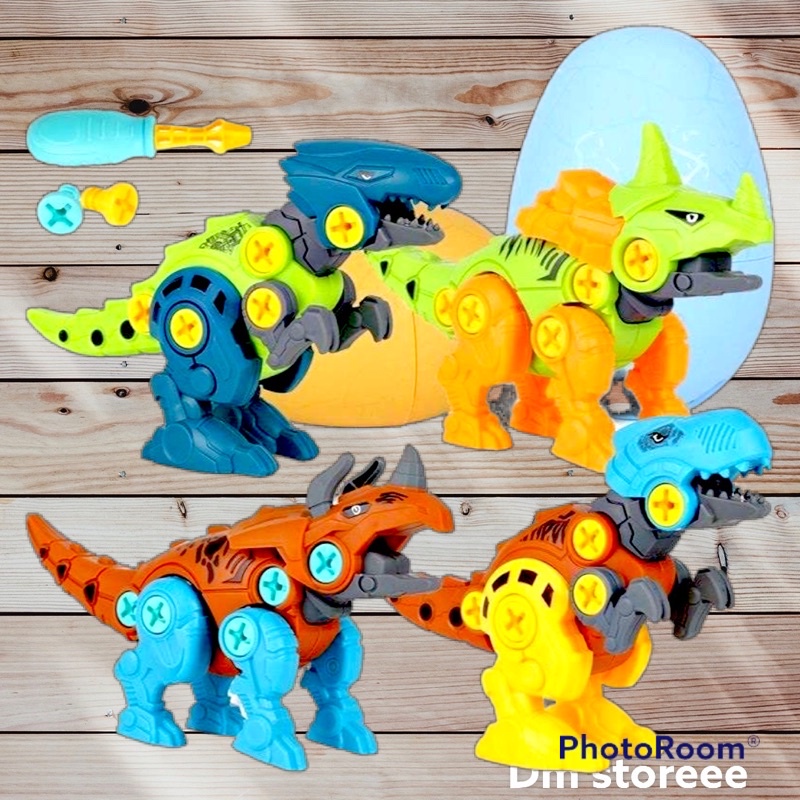 Jual mainan diy dinosaurus/fancy/diy dinosaurus obeng rakit/mainan diy ...