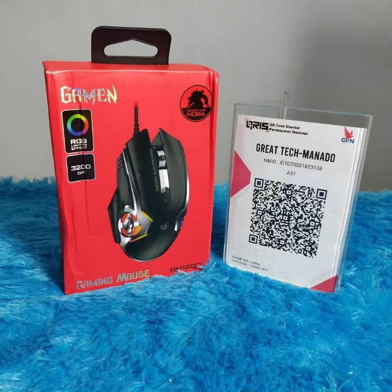 Jual Mouse Gaming Gamen RGB Tipe GM1200 | Shopee Indonesia