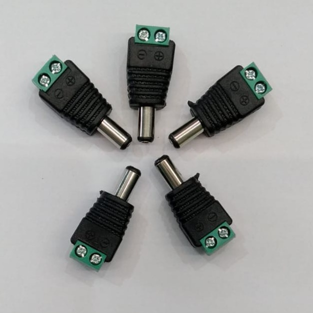 Jual JACK DC MALE CONECTOR FOR CCTV POWER SUPPLY KONEKTOR CCTV | Shopee ...