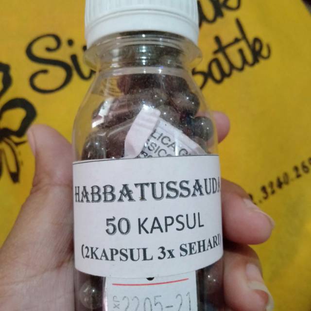 Jual Kapsul Herbal Habbatussauda ( 50 Kapsul ) | Shopee Indonesia