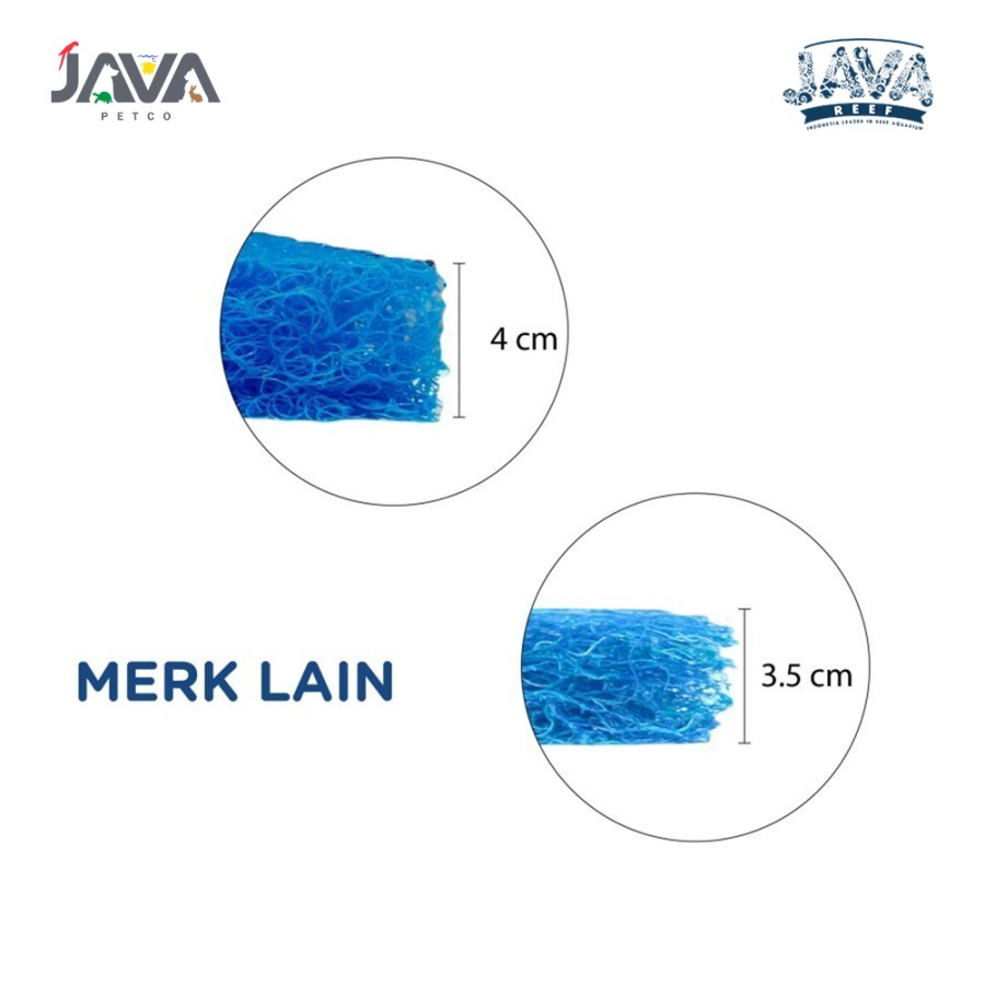 Jual JAVA Filter Hi-Density Media Filter/Biru/japmat Kolam Matt 60x40cm | Shopee Indonesia