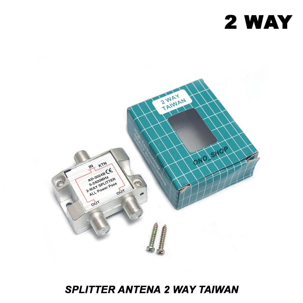 Jual Splitter Antenna 2 Way Taiwan | Shopee Indonesia