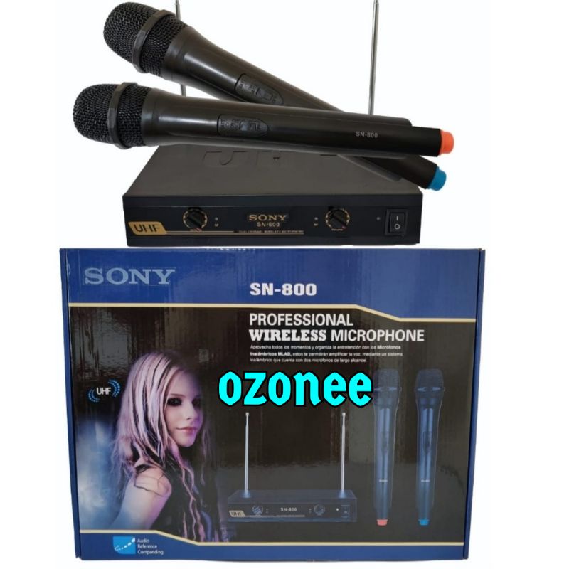 Jual MIC WIRELESS SONY SN 800 2 MIC HANDHELD | Shopee Indonesia