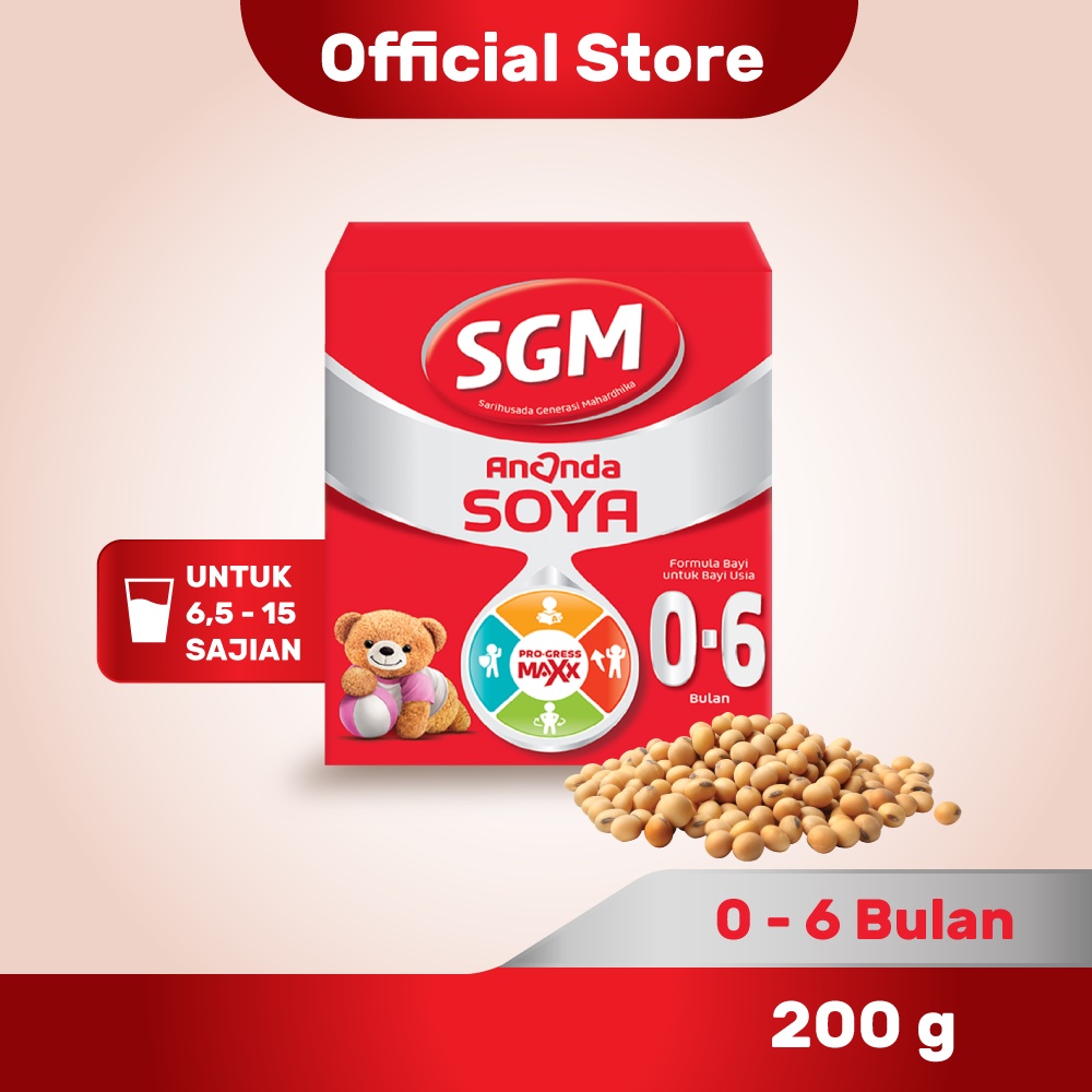 Jual SGM Ananda ISOPRO SOY 0-6 Bulan Formula Bayi Bubuk 200gr? | Shopee ...
