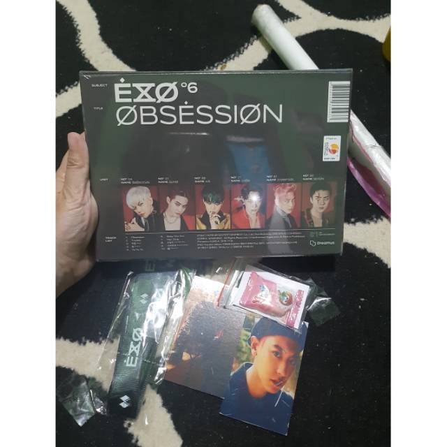 Jual EXO OBSESSION ALBUM UNSEALED X-EXO VERSION with POSTER ROLL ...