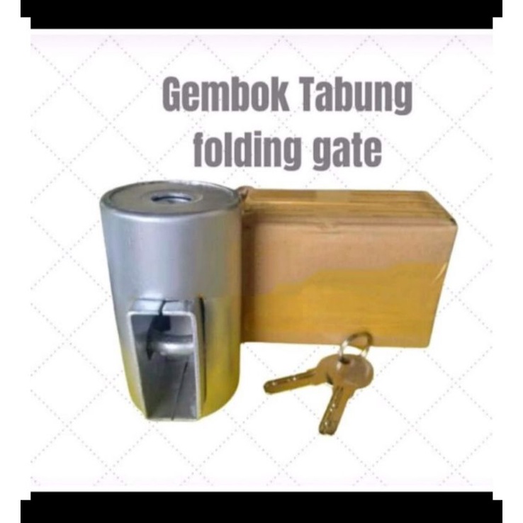 Jual Gembok Tabung Folding Gate / Gembok Ruko / Gembok Anti Maling NEW ...