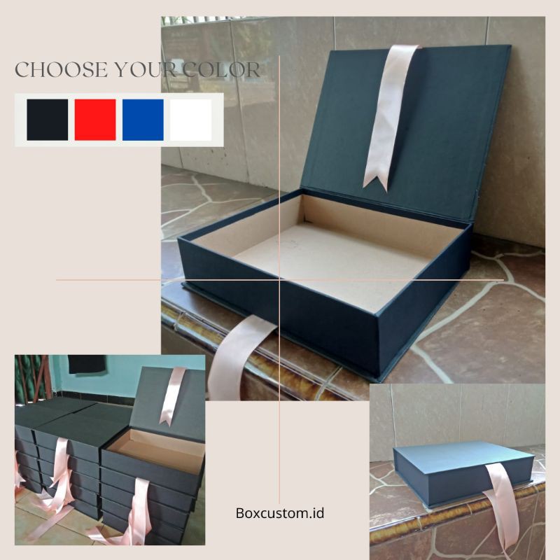Jual Kotak Kado | Gift Box | Hard Box Hitam Premium | Shopee Indonesia