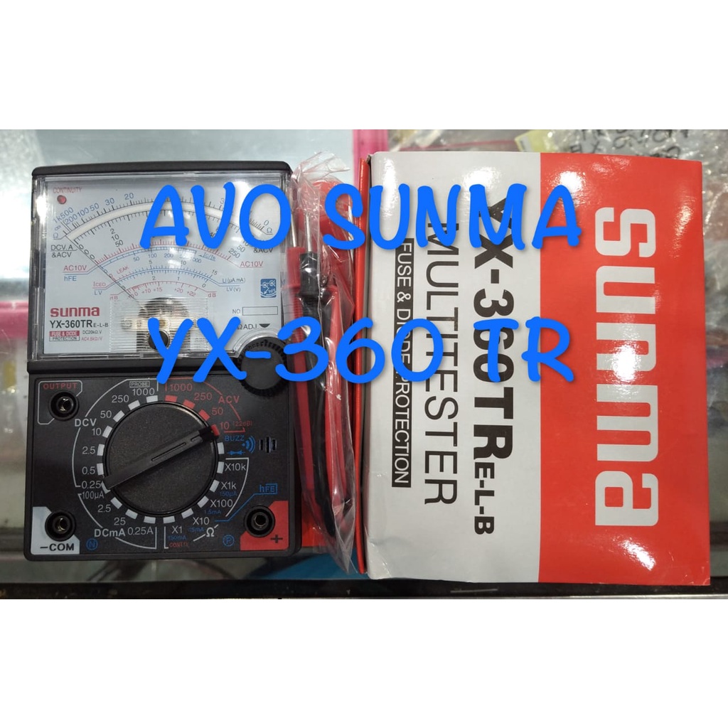 Jual MULTITESTER / AVOMETER ANALOG SUNMA XY-360 TR / MULTIMETER / AVO ...