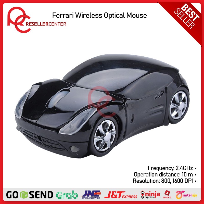 Jual [MOUSE FERRARI] Taffware Ferrari Wireless Optical Mouse 2.4GHz ...